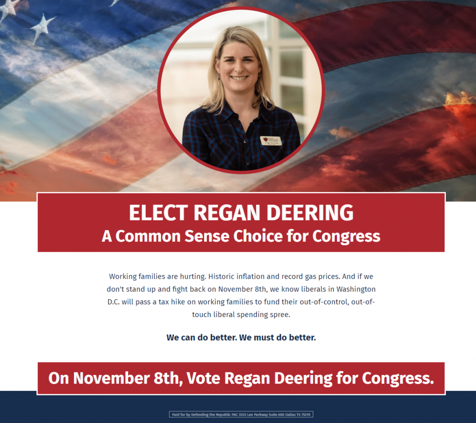 Elect Regan Deering | Defending The Republic PAC